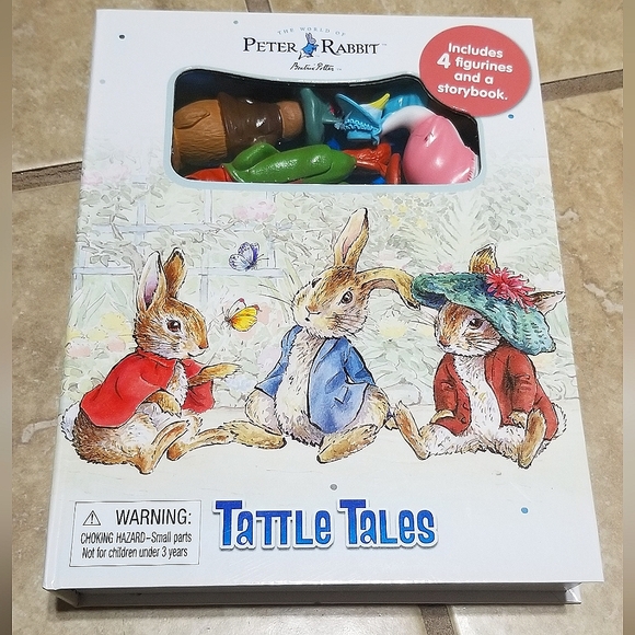 Toys | Peter Rabbit Tattle Tales 4pc Figurine Storybook Set | Poshmark